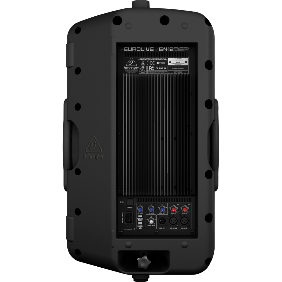 Behringer B412DSP Digital Processor-Controlled 600 Watt 12" PA Sp