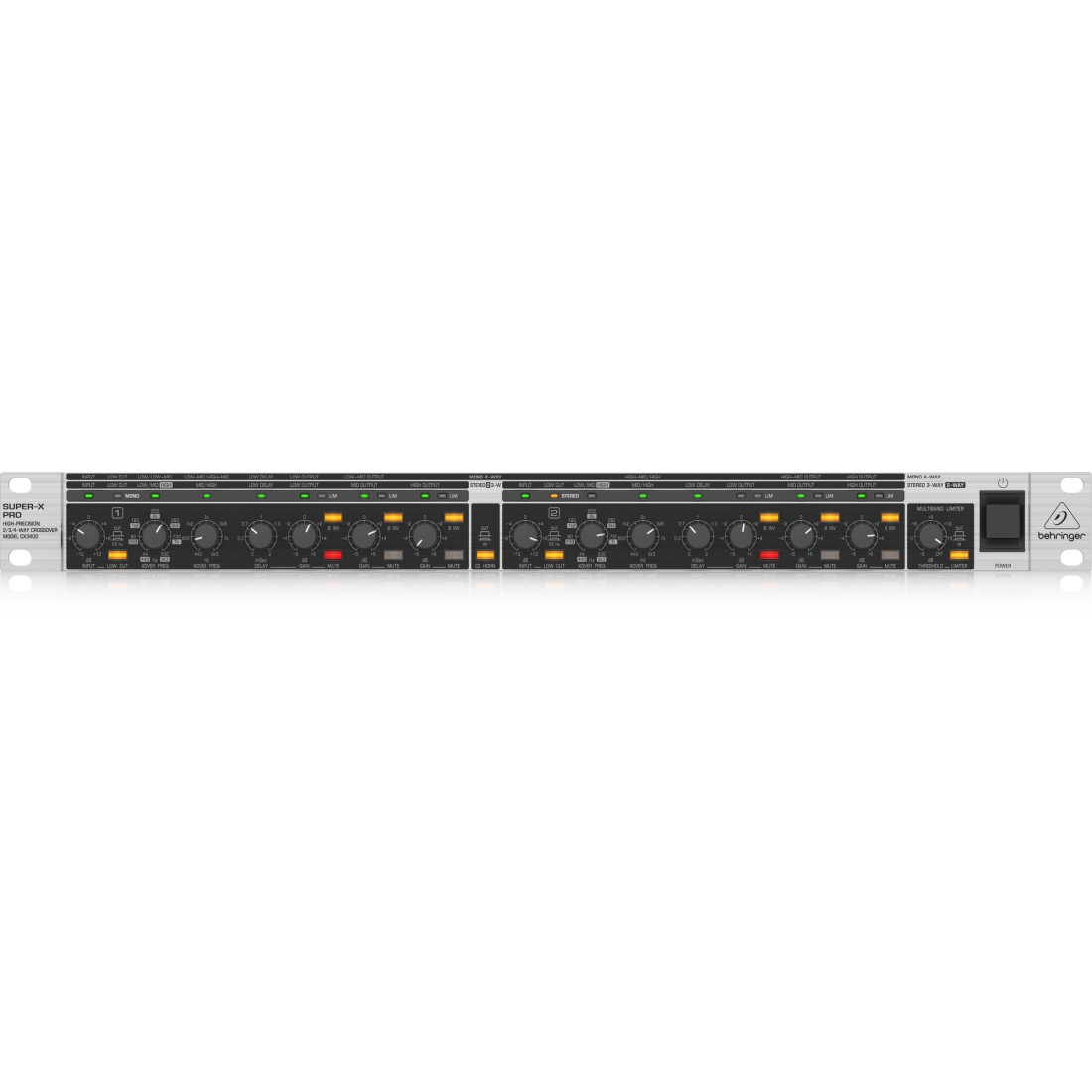 Behringer CX3400 High-Precision Stereo 2-Way/3-Way/Mono 4-Way Crossov