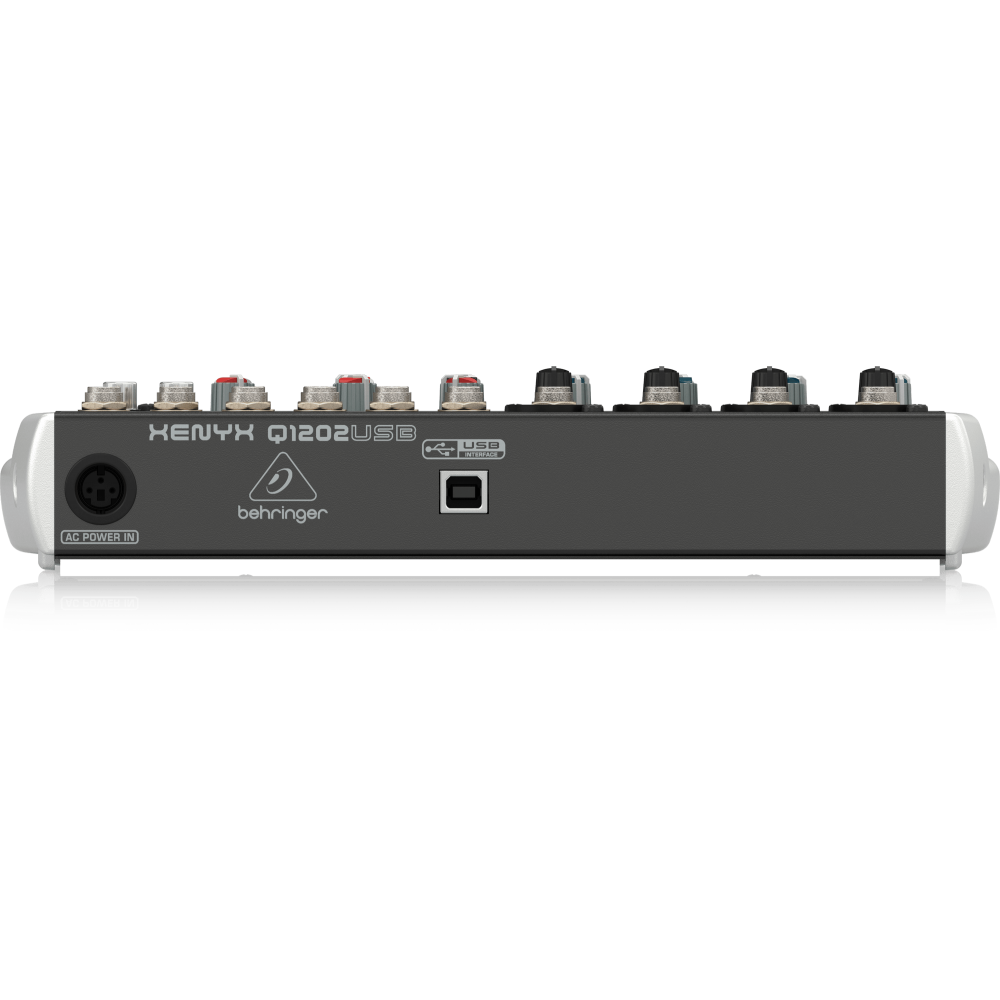 Behringer Q1202USB Premium 12-Input 2-Bus Mixer with XENYX Mic Preamps Behringer Q1202USB Premium 12-Input 2-Bus Mixer with XENYX Mic Preamps