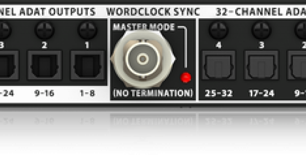 Behringer X-ADAT High-Performance 32 Channel ADAT/Wordclock Expansion