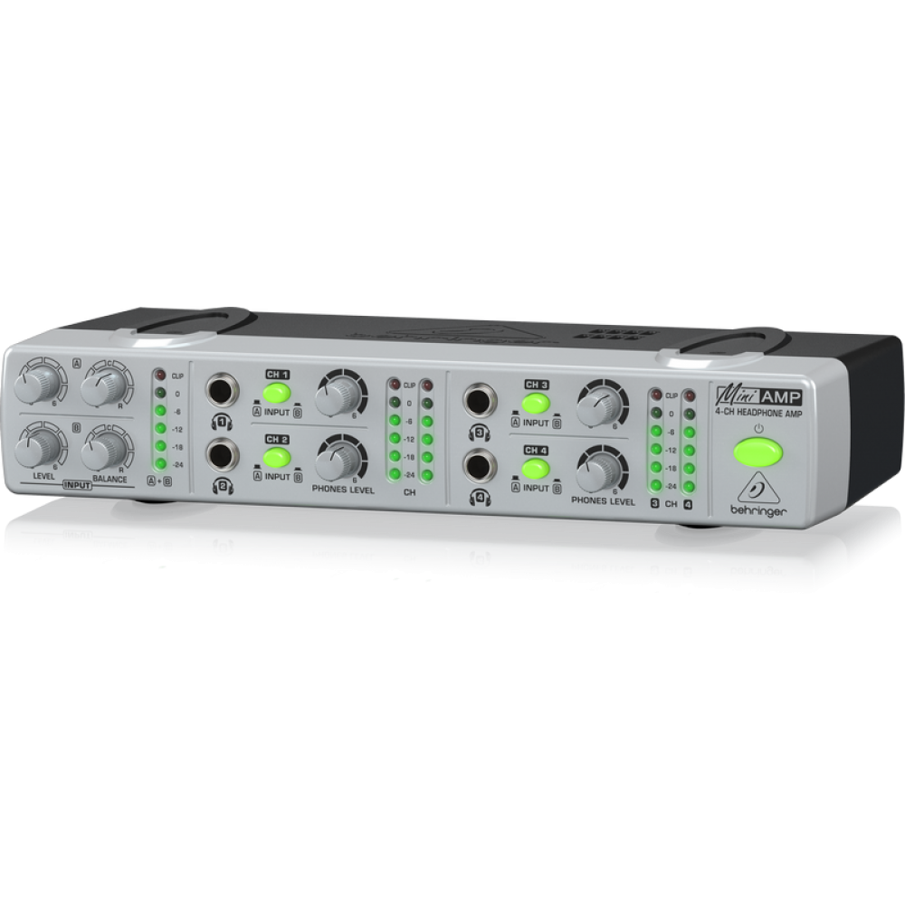 Behringer AMP800 Mini Amp 4 Channel Stereo Headphone Amplifier