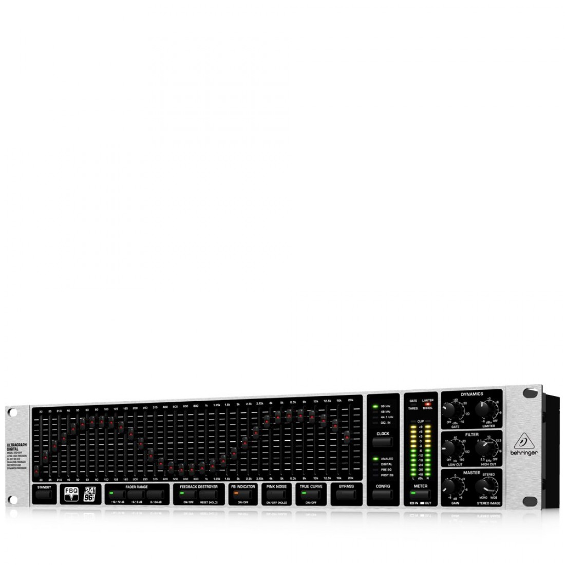 Behringer DEQ1024 Ultragraph Digital Equalizer, Feedback Destroyer and