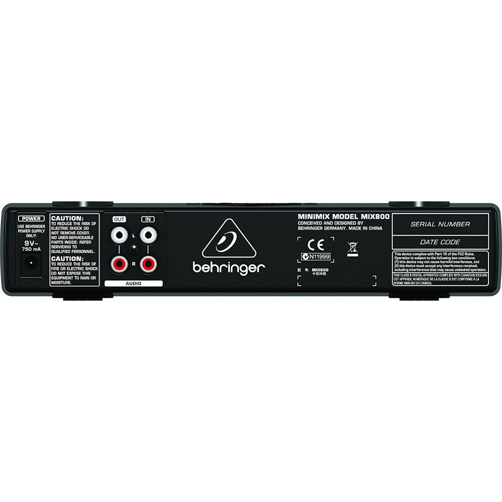 Behringer Minimix Mix800 Ultra-Compact Karaoke Machine with Voice