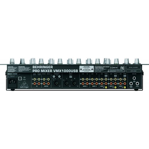 Behringer Pro Mixer VMX1000USB Professional 7-Channel Rack-Mount