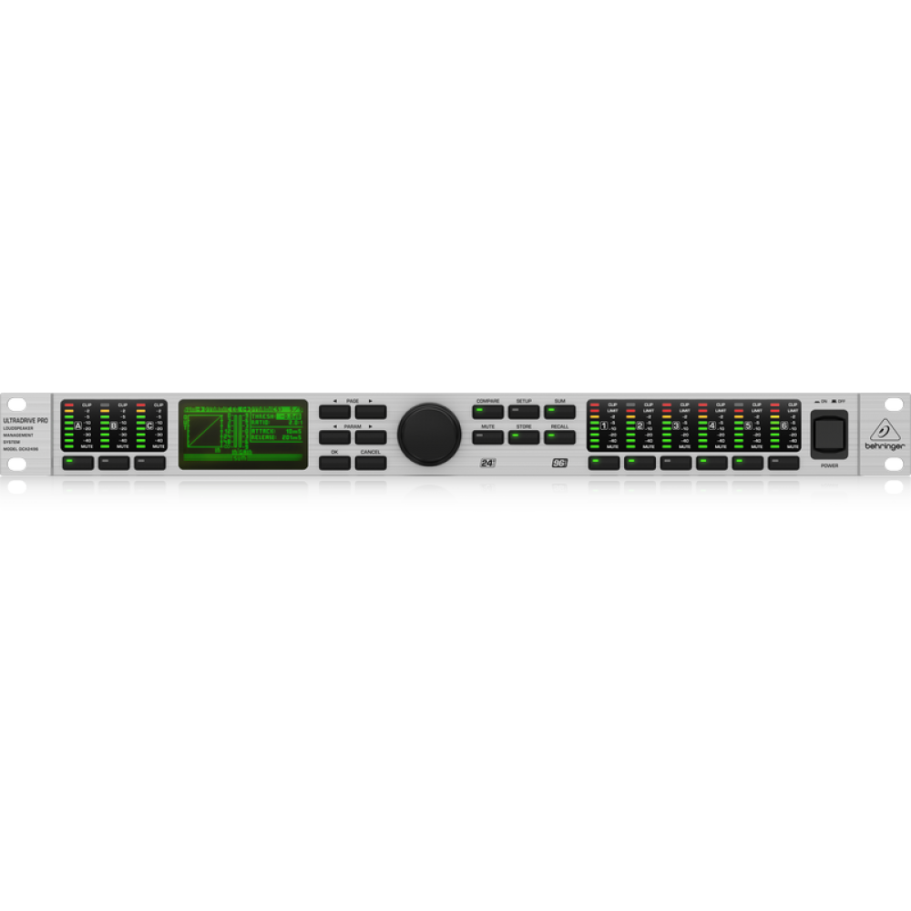 Behringer Ultradrive Pro DCX2496 Professional Ultra-High Precision Dig