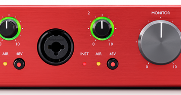 Focusrite Clarett 2Pre USB 10-In/4-Out Audio Interface